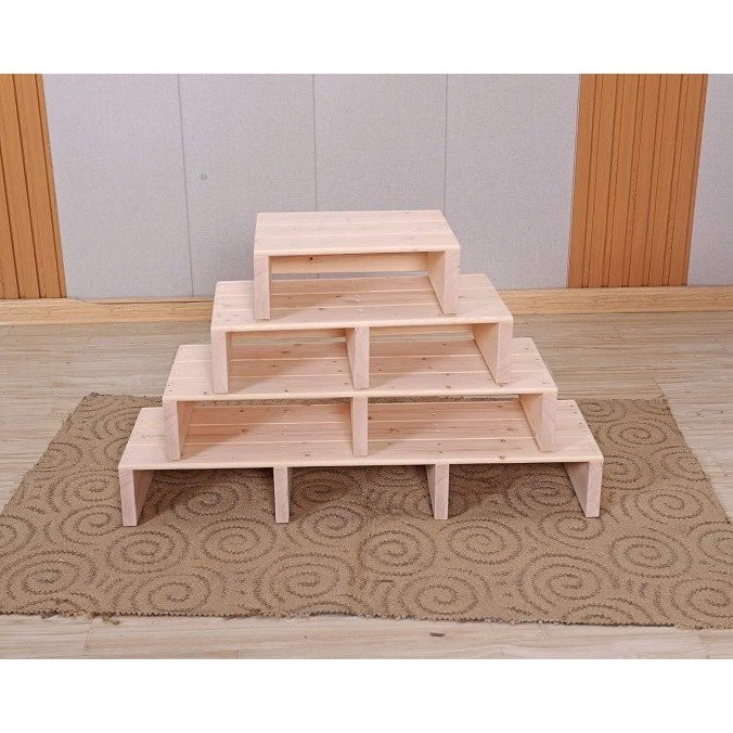 Washing Machine Step Stool Foot Pedal Solid Wood Footrest Stool Kitchen ...