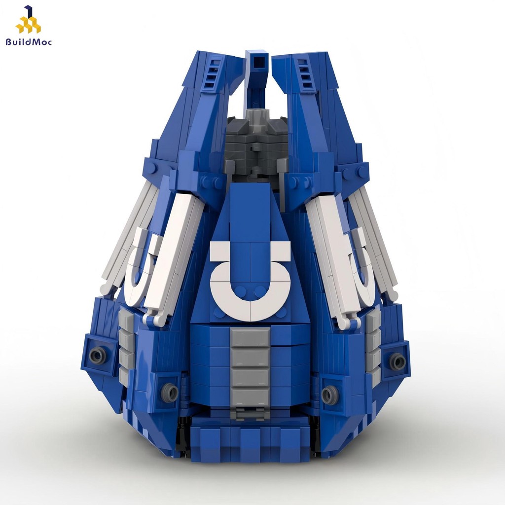 Space marine drop pod - Warhammer 40K model Building Blocks Assembly ...
