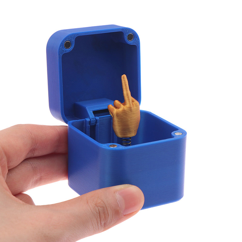 filly 1 Piece 3d Printing Middle Finger Christmas Gift Boxs Middle ...