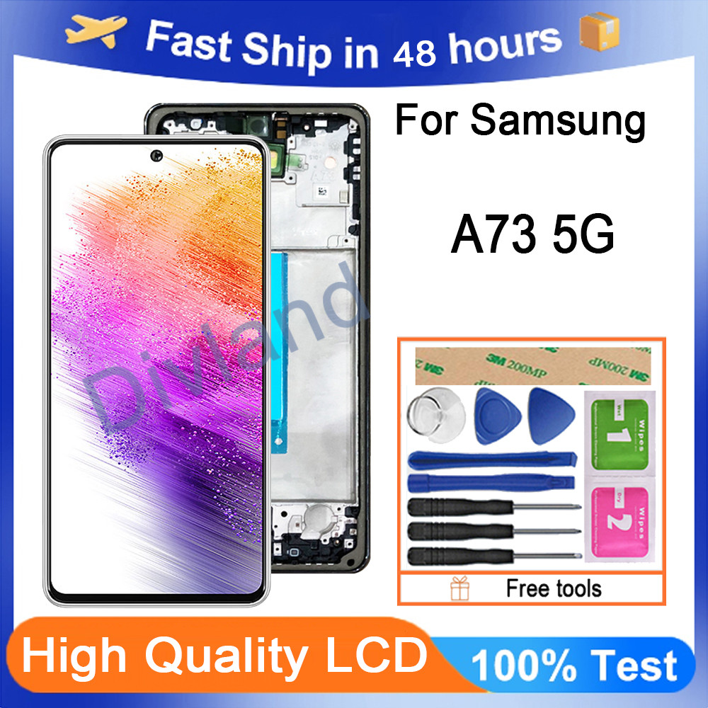 AMOLED OLED TFT For Samsung Galaxy A73 5G LCD Display Touch Screen With ...