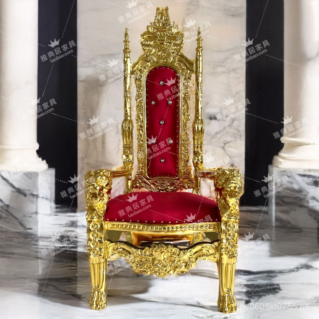 Queen King Internet Celebrity High Back Chair Sofa Chair Studio Chair ...