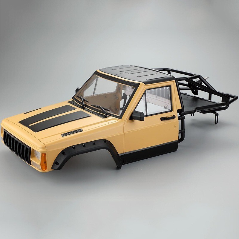 INJORA RC Car Cherokee Body Cab & Back-Half Cage for 1/10 RC Crawler ...
