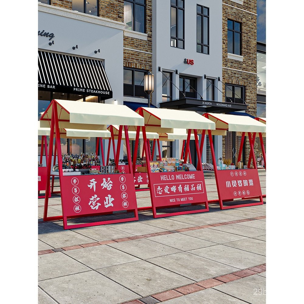 Trendy Stall Display Artifact Foldable Outdoor Market Booth for ...