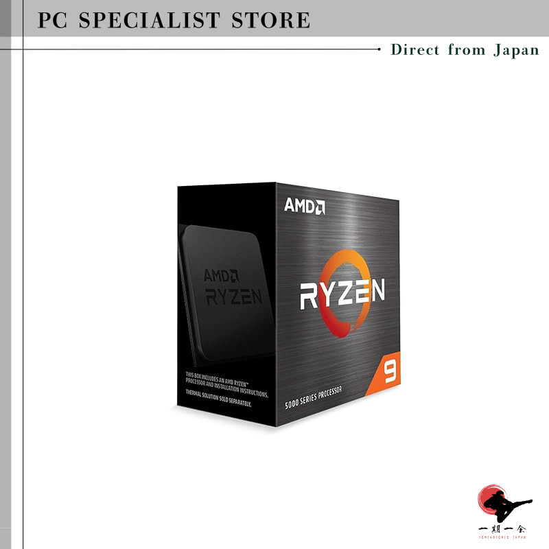 AMD Ryzen 9 5900X 12-Core Processor - 3.7GHz, 24 Threads, 70MB Cache ...