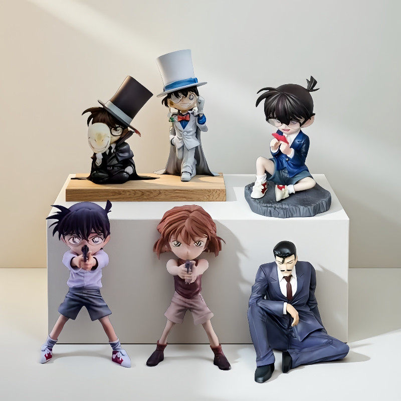 Amine Edogawa Detective Conan & Richard Figure Ai Haibara Action Figure ...