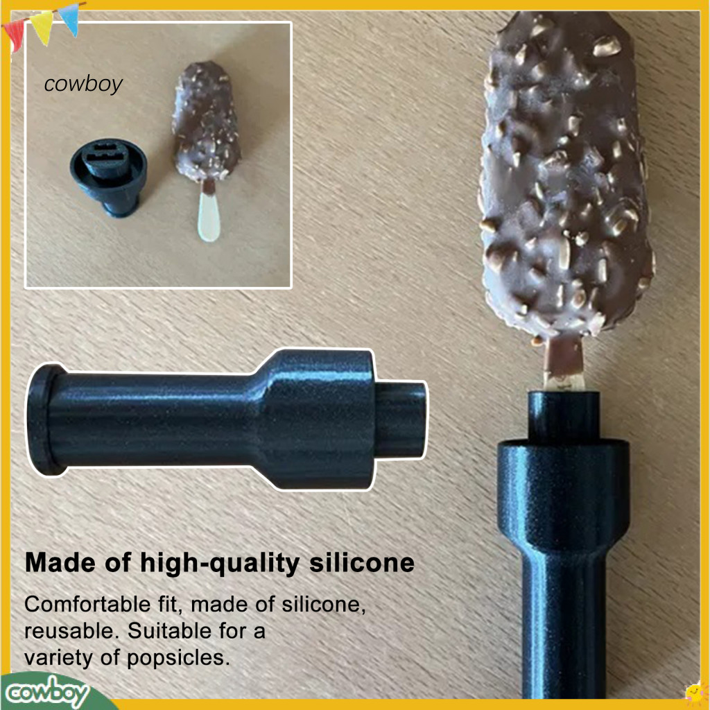 cowboy| Ice Cream Grip Smooth Ice Cream Popsicle Cover Portable Ice ...