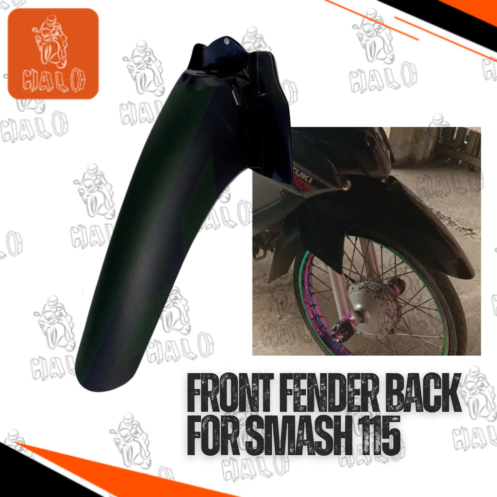 [HALO MOTORS] FRONT FENDER WITH FRONT FENDER EXTENSION FOR SMASH 115 ...
