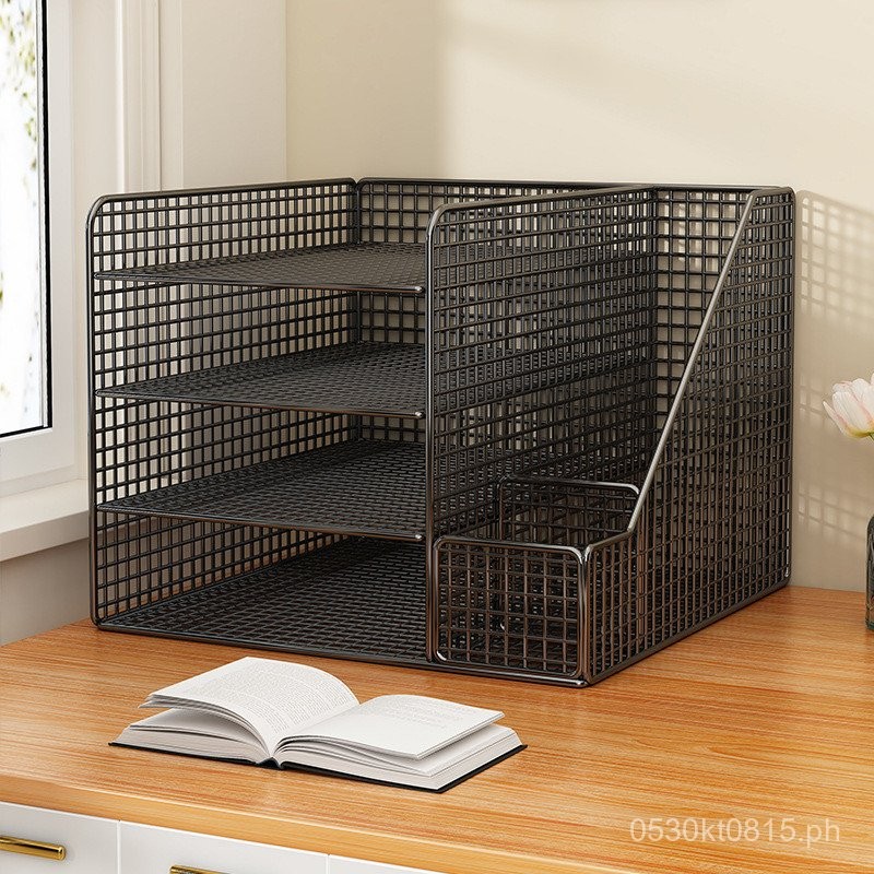 Storage Rack Organizer Shelf Office Desk Storage Box File Organizer ...