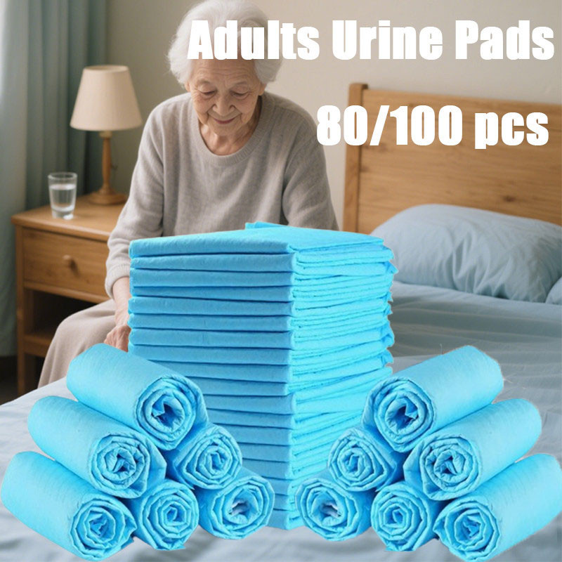 80/100PCS Adults Underpads Disposable Super Absorbent Pee Pad Pregnant ...