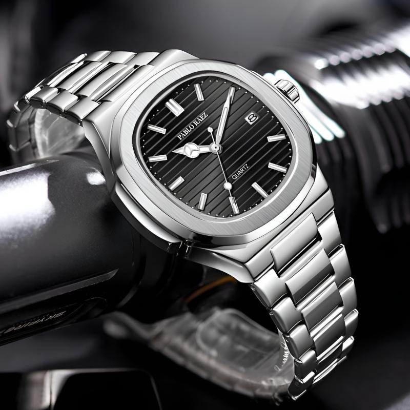PABLO RAEZ New Men’s Square Watch • Business Style • Waterproof ...