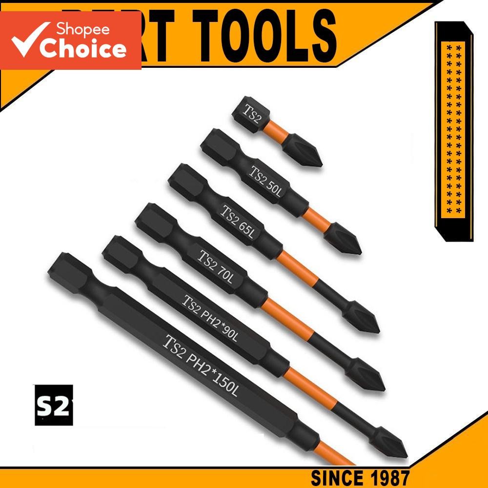 PH2 Screwdriver Set - Magnetic, Impact-Resistant, High Hardness, 25 ...