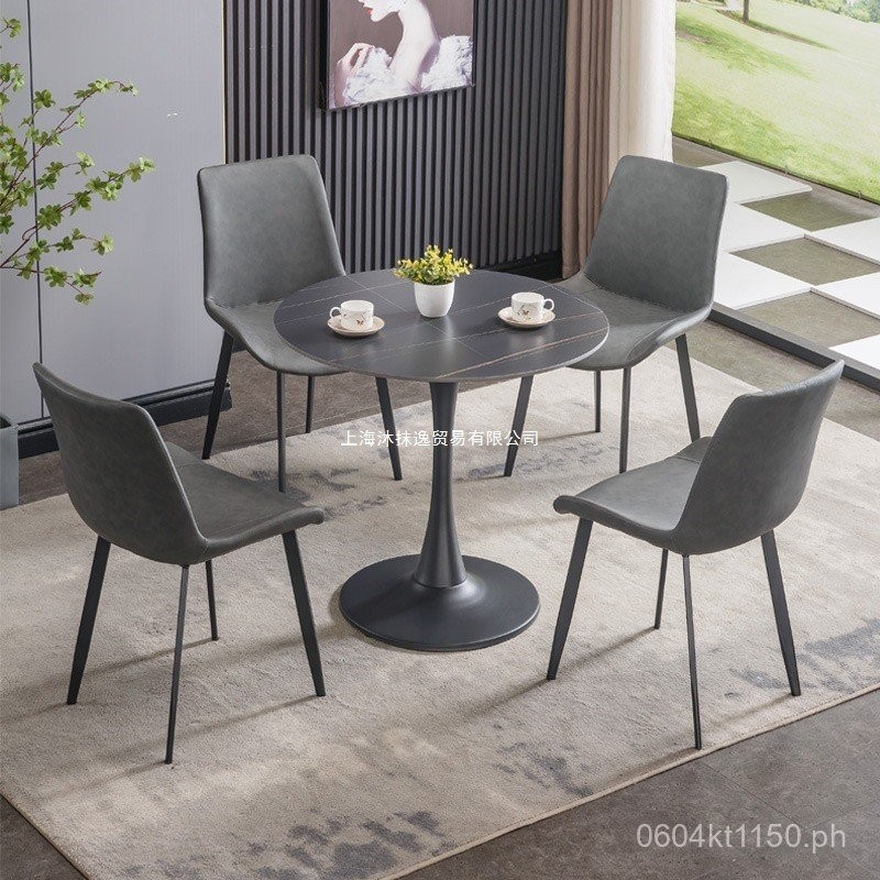 Commercial Light Luxury Combination Office Simple Dining Table Rest ...