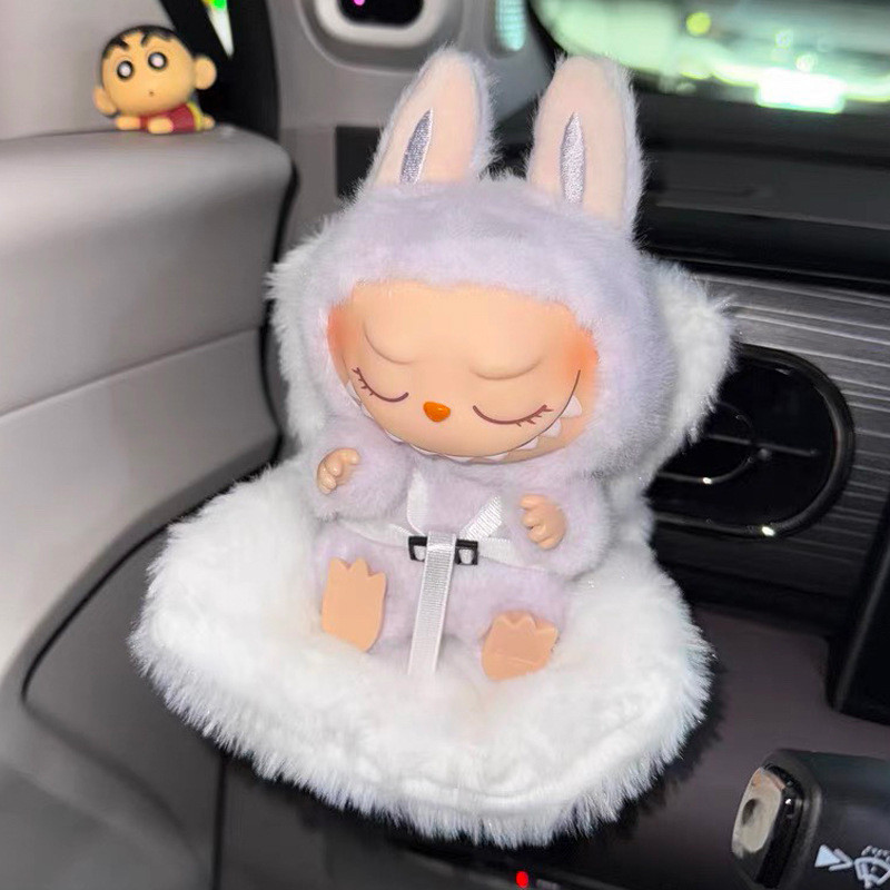 Toy Safety Seat Labubu Labubu Vinyl Doll Car Safety Seat Car Air Outlet ...