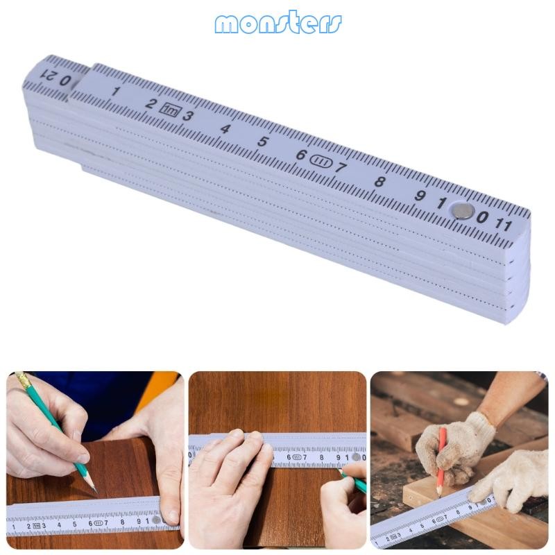 Mon 1 Meter Foldable Ruler Plastic Small Designs Foldable Measuring ...