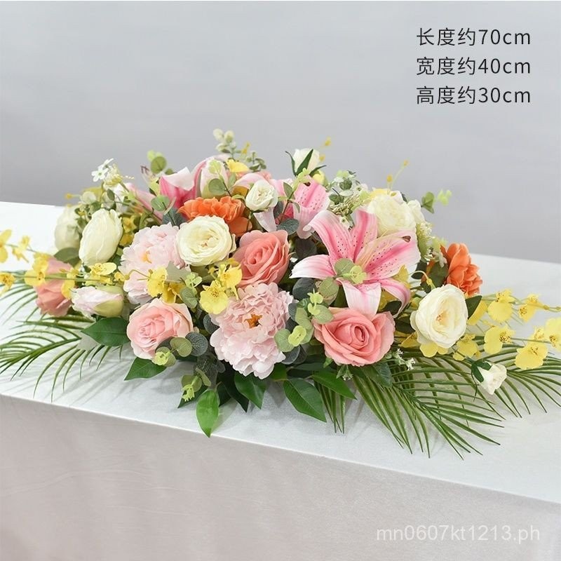 Table Flower Decoration Sign-in Table Coffee Table Flower Business ...