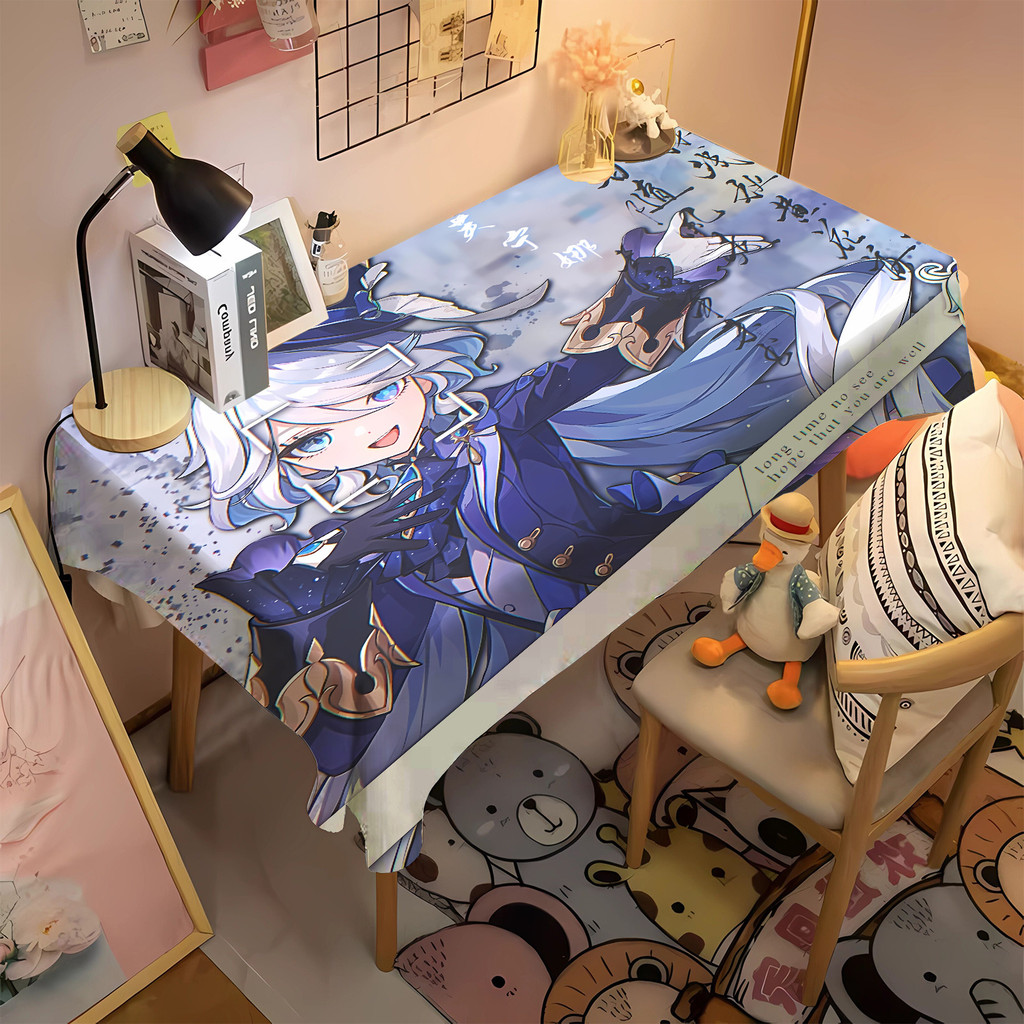 Genshin Impact Character Anime Student Dormitory Computer Desk Dust ...