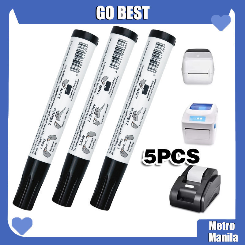5pcs Printhead Cleaning Pen Printer Maintenance Pen Decontamination Pen ...