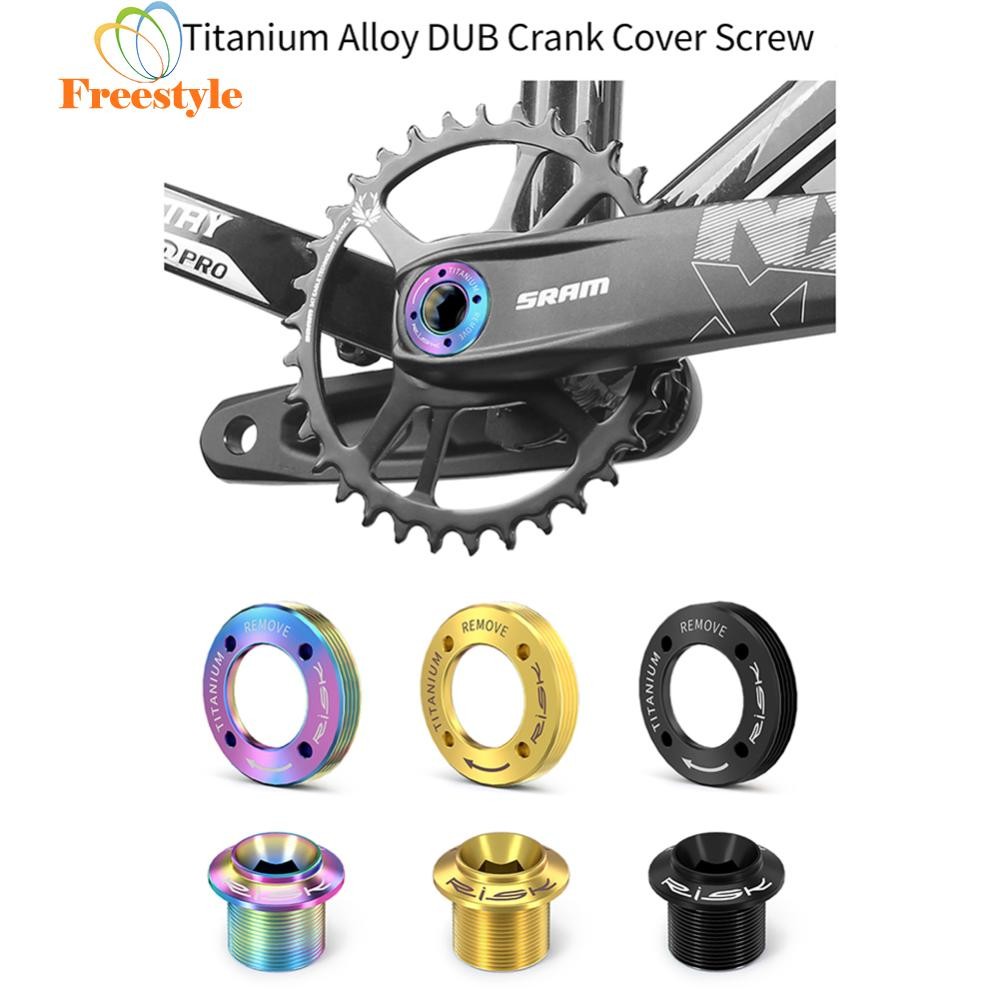 Titanium Alloy Crank Bolt Locking Screw Bike Crank Arm Cap Fixing Crank ...