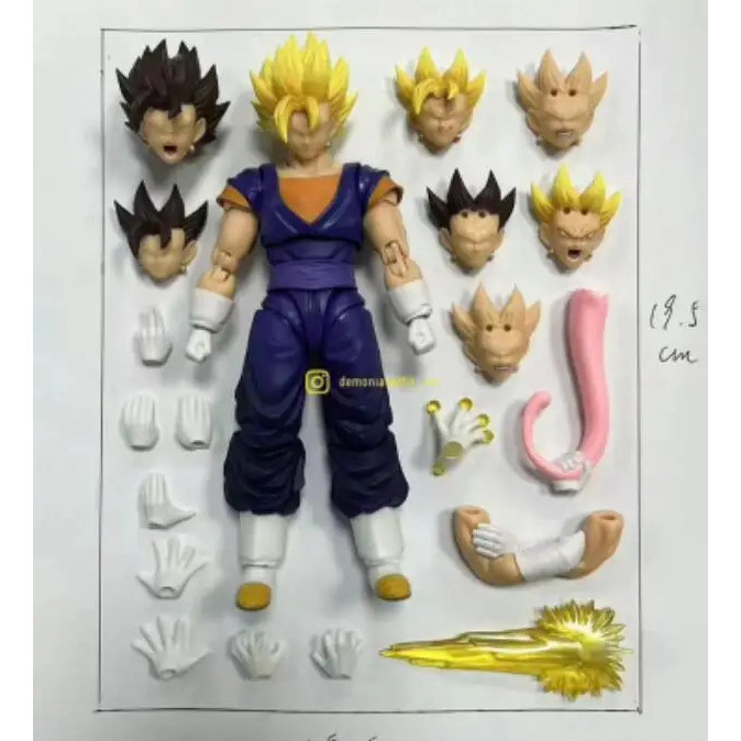 Demoniacal Fit Dragon Ball Vegito Figure Shf Super Saiyan Ssj Vegito ...