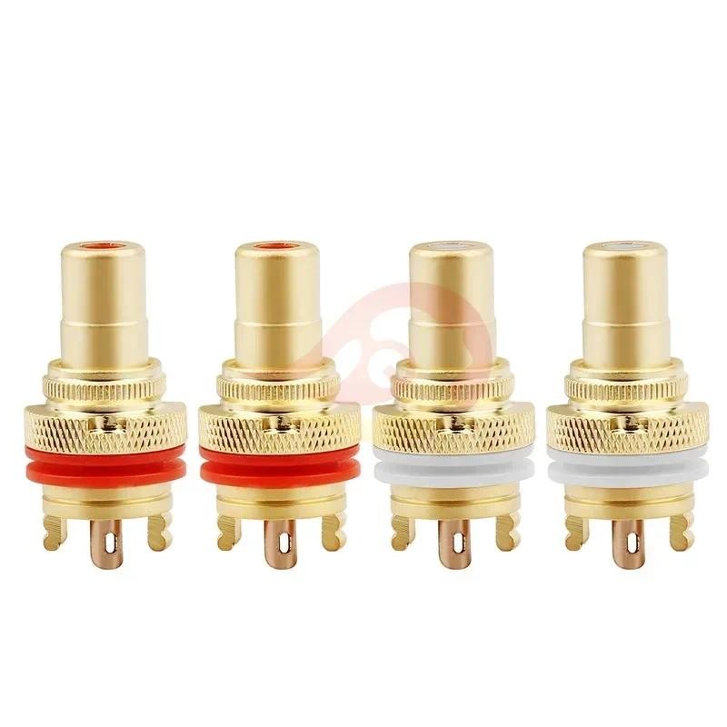 Plug Connector RCA Audio Connector Female Socket Chassis For CMC ...