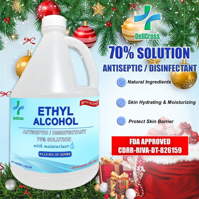 DellCross 70% Ethyl Alcohol Disinfectant Antiseptic - 1 Gallon | Shopee Philippines