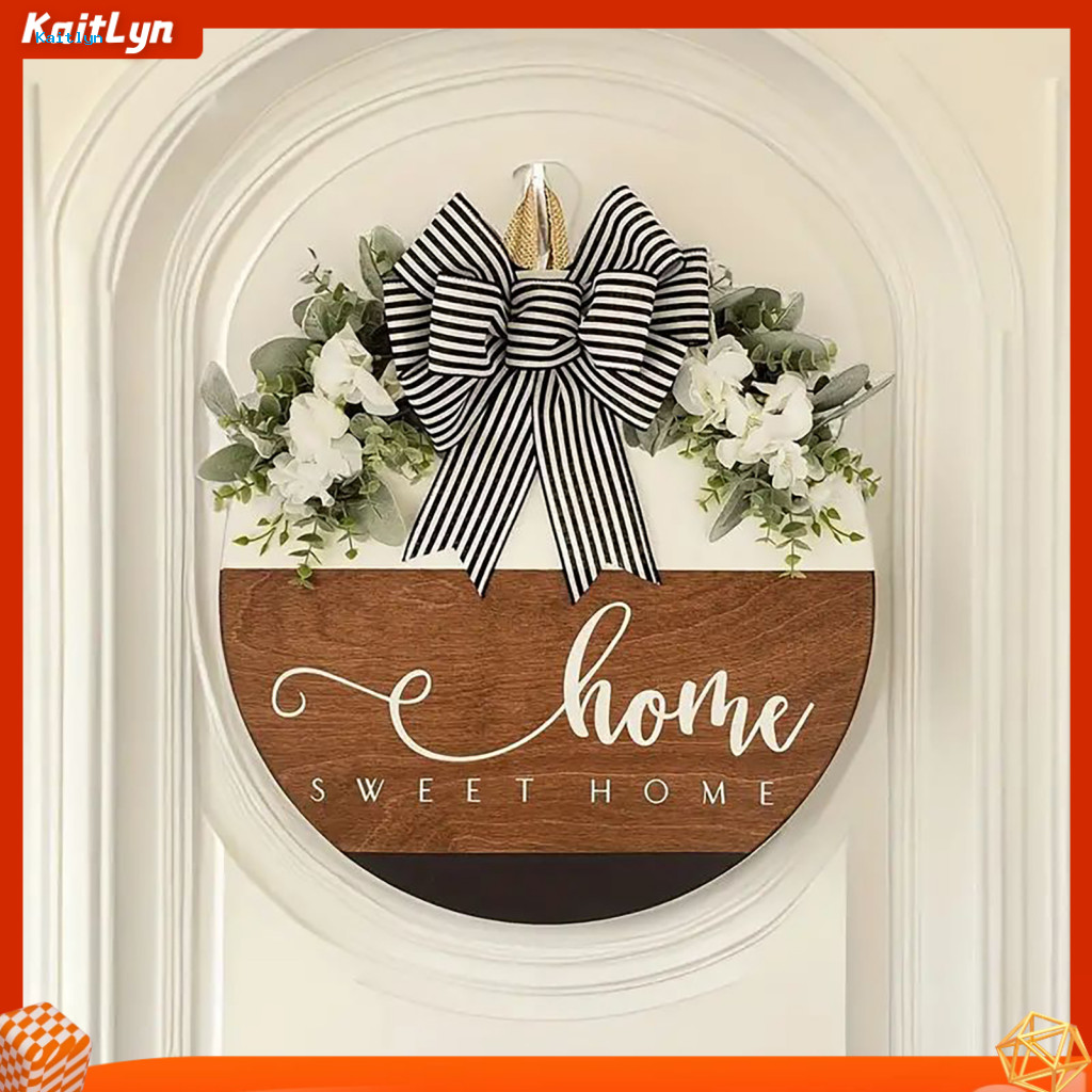 Front Porch Hanging Sign Welcome Sign for Front Porch 12 Inch Round ...