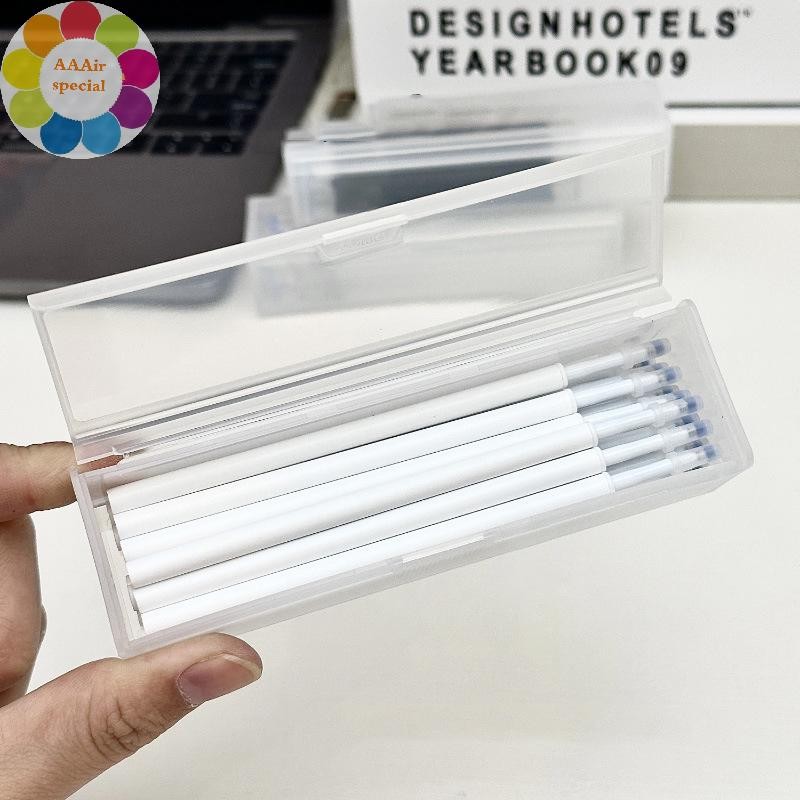 SEMEBY PP Transparent Plastic Pencil Case Lightweight Large Capacity ...