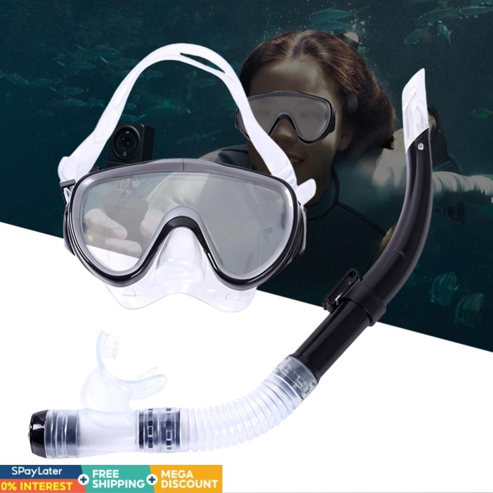 Scuba Diving Mask Adjustable Swim Goggles No Leakage Diving Snorkel ...