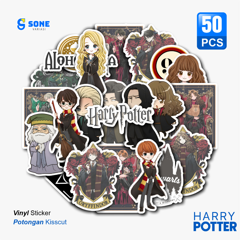 Harry Potter Vinyl Waterproof Sticker Pack for Journal Book Stickers ...