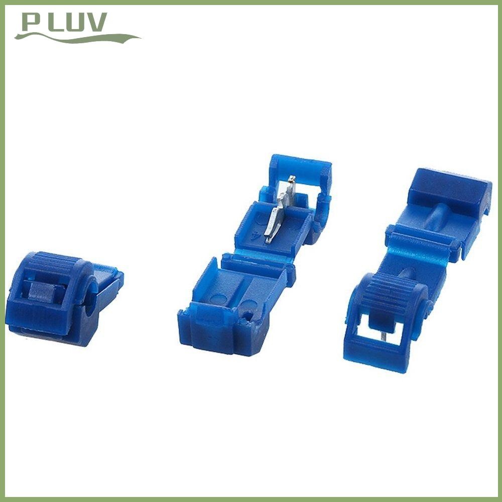 PLUVII 100PCS T Tap Wire Connectors, 16-14 AWG Self-Stripping Wire Tap ...
