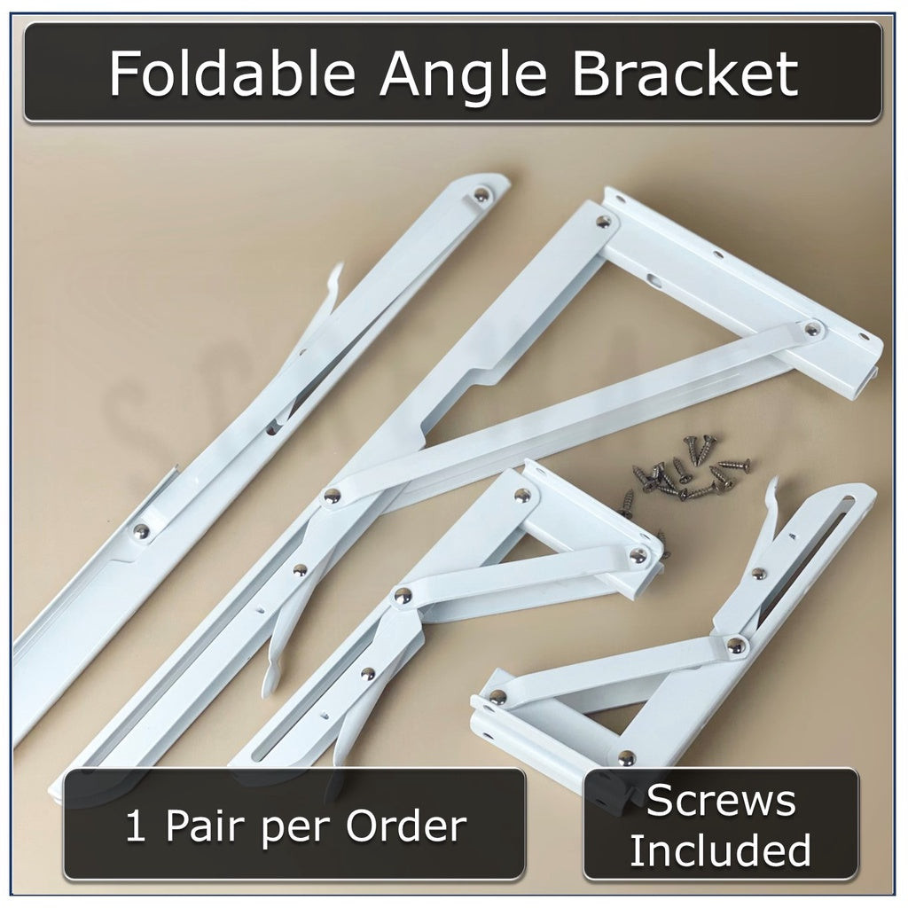 Folding Angle Bracket (Pair) Screws Included | Shopee Philippines