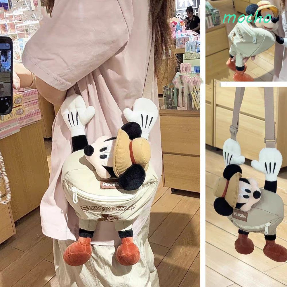 MOCHO Mickey Doll Chest Bag, Kawaii Japanese Style Mickey Mouse Chest ...