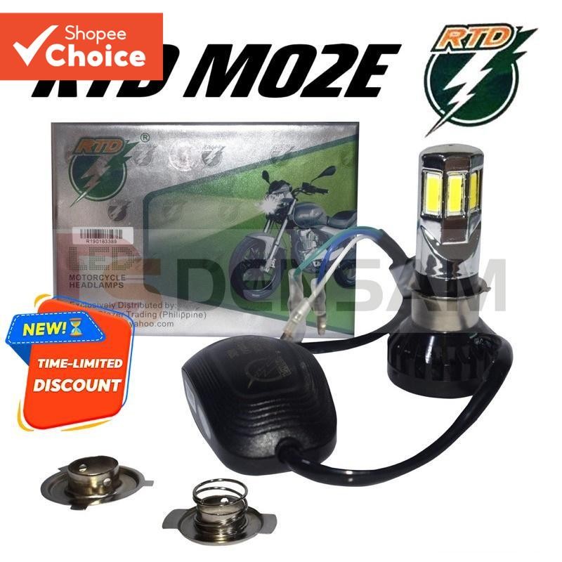 RTD Motorcycle Universal MO2E 6LED Headlight White | Shopee Philippines