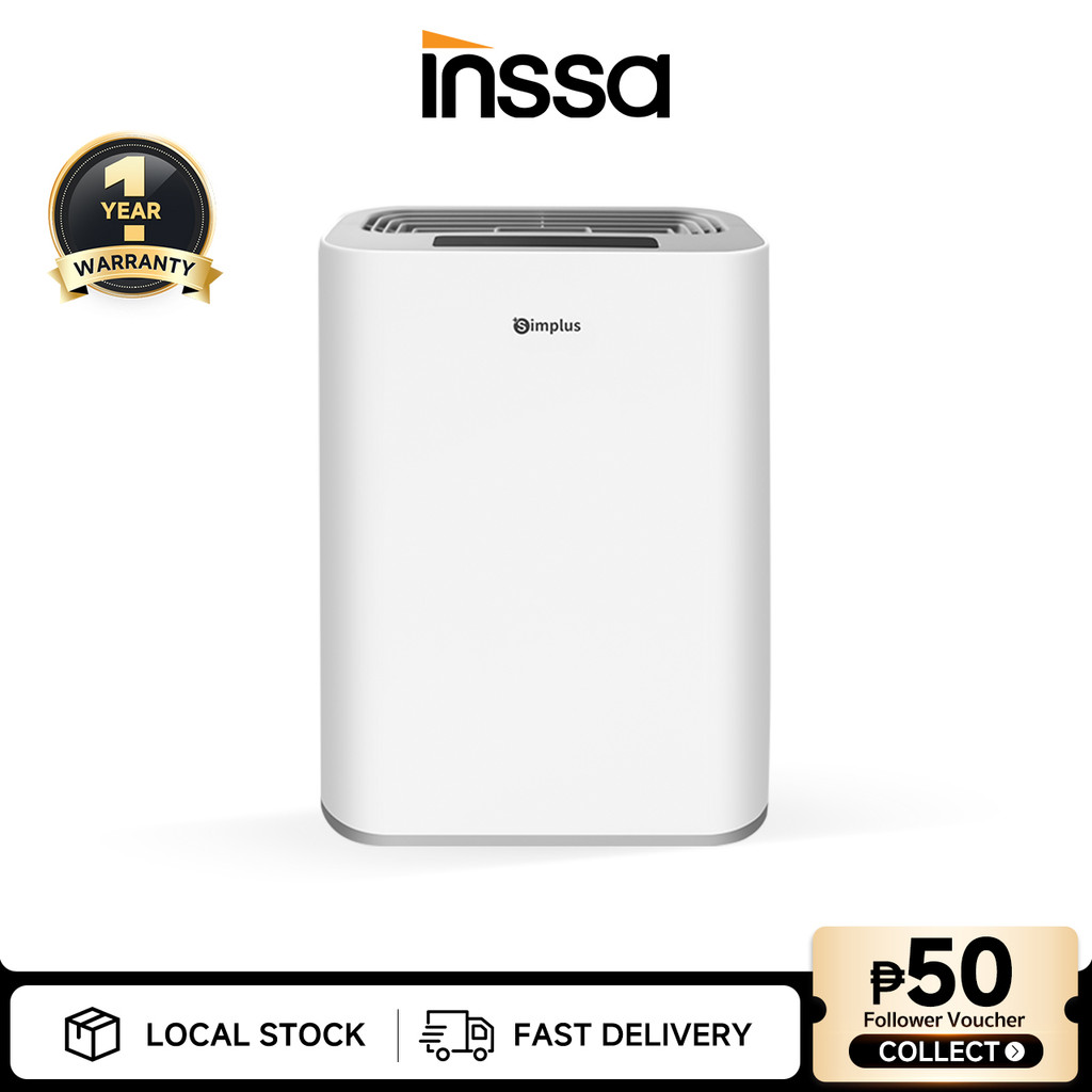 INSSA x Simplus Dehumidifier LiteDry One-click Dehumidification 2.5L Large Capacity Water Tank ...