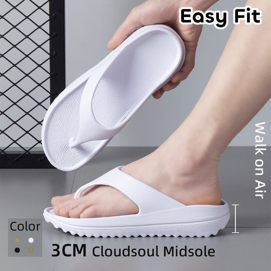 Easyfit Slippers for Women & Men 3cm Cloudsoul Midsole Flip Flops ...