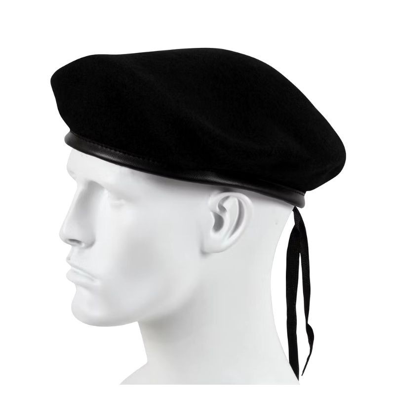 Beret cap black fashion style size 54cm-60cm. | Shopee Philippines