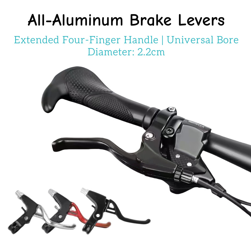 A Pair Of Universal Bicycle Brake Levers Full Aluminium Alloy Brake ...