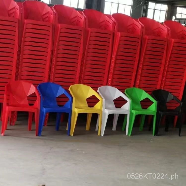 Thickened Adult Plastic Stall Chair Night Market Adult Armchair Outdoor ...
