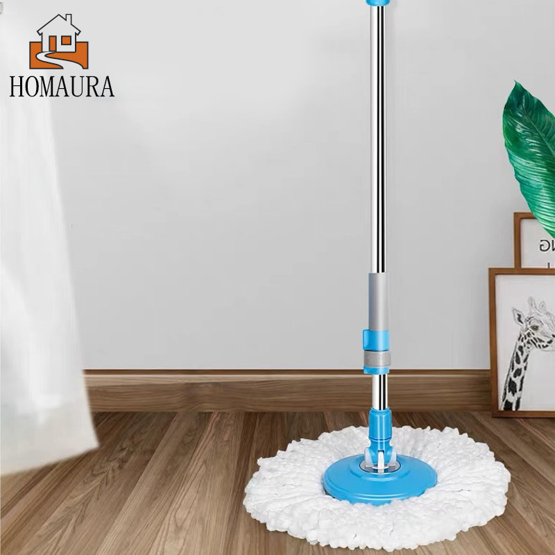 Spinner Mop 360 Rotating Floor Cleaning Tool Easy Wring Lightweight ...
