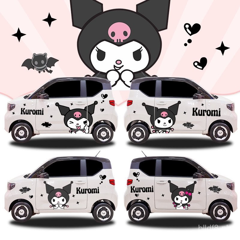 Kuromi Car Sticker for Wuling Hongguang mini Macaron Little Ant Car ...