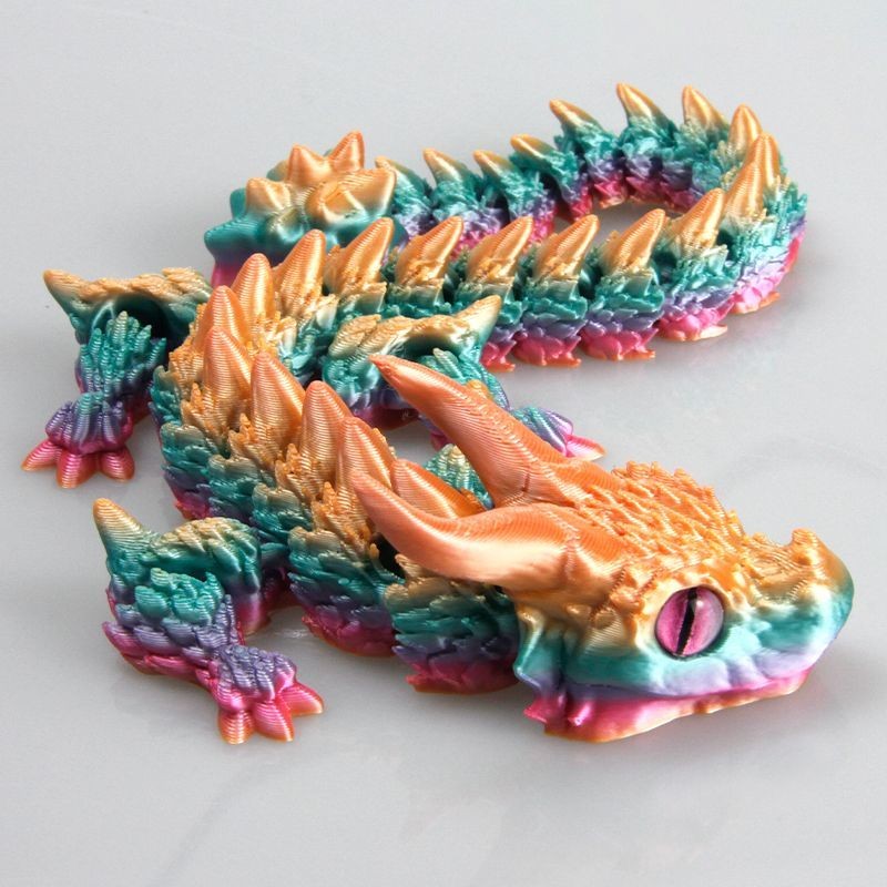 3D Printed Qin Che Xiaolongbao, Chinese Scale Armored Dragon, Joint ...