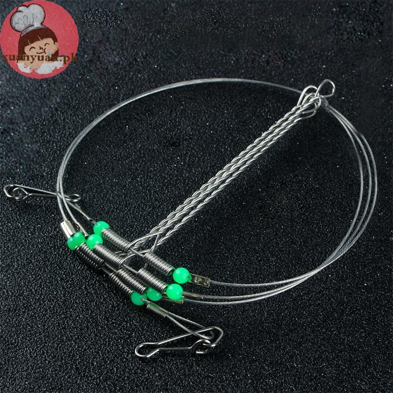 XUAN Steel Wire Balance Tandem Hook Fishing Anti-tangling Soft Steel ...