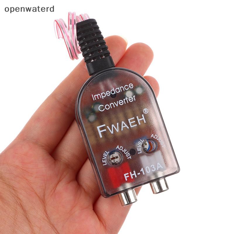 openwaterd High Level Speaker Signal To Low Level Adapter Car Audio ...