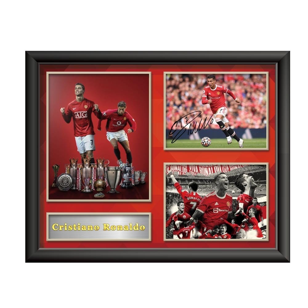 Manchester United C Luo Signature Replica Classic10Metal Photo Frame ...