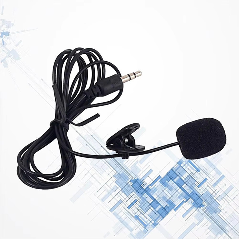 3.5mm Mini Studio Speech Mic Mini Lapel Microphone Teaching Speech ...
