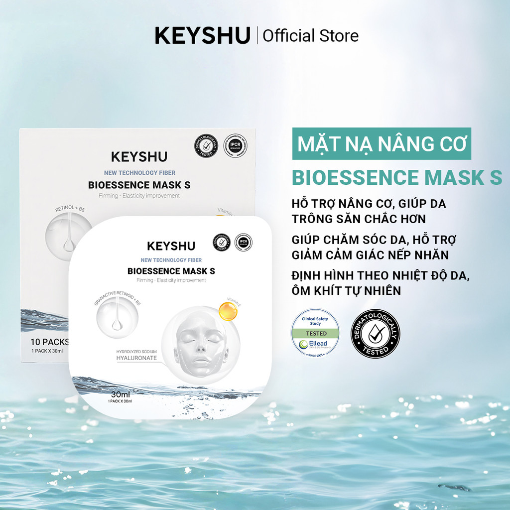 Bioessence Mask S KEYSHU Lifting and Firming Mask 30ml | Shopee Philippines
