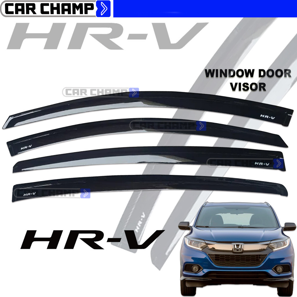 Honda HRV 2019 to 20221 INJECTION TYPE Window Door Visor Black Thailand ...