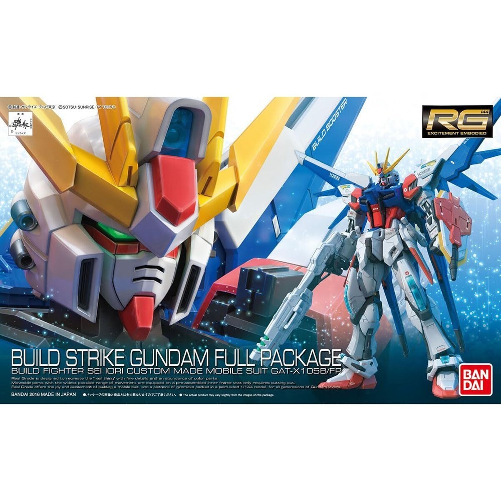 Bandai RG(23) 1/144 Scale Build Strike Gundam Full Package Mobile Suit ...