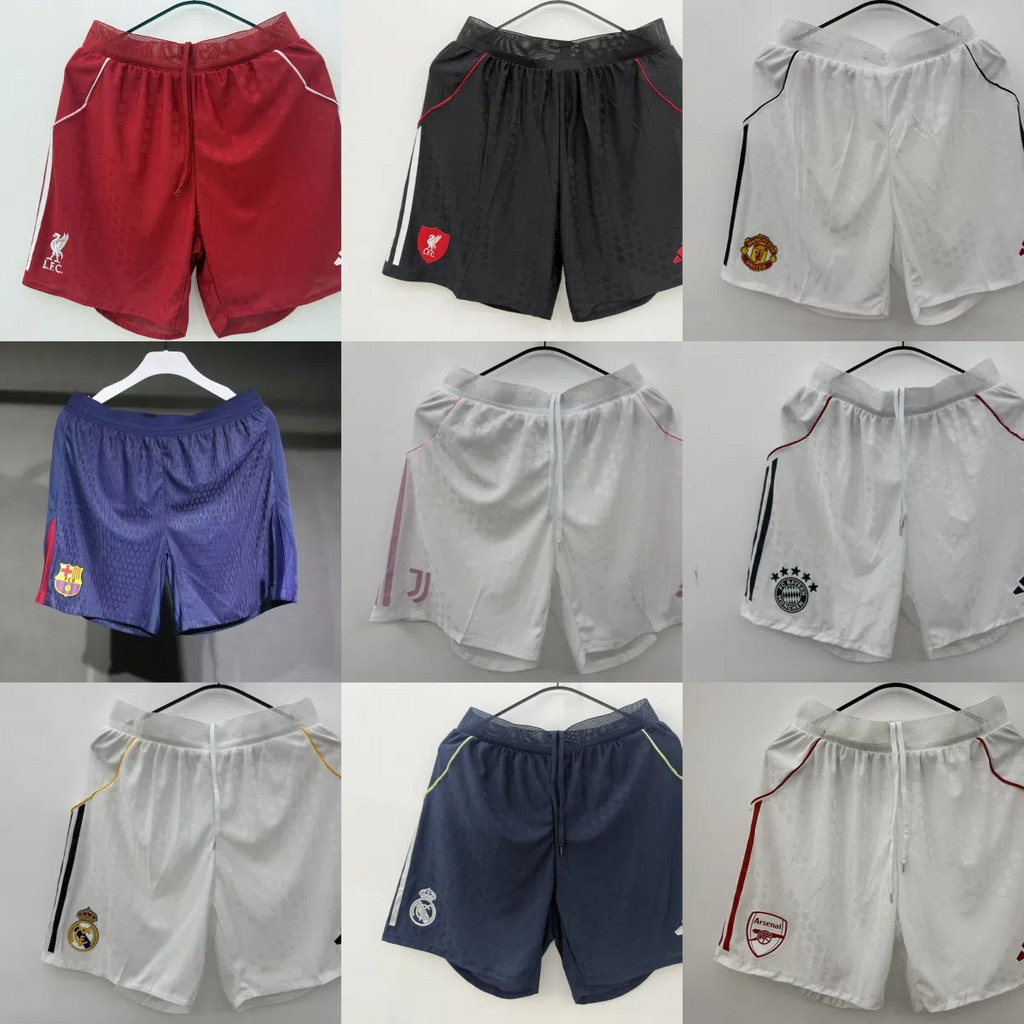 Player Issue 2025 26 Arsenal LIBERPOOL Real MAN UTD Ajax Juventus Football Jersey Shorts ...