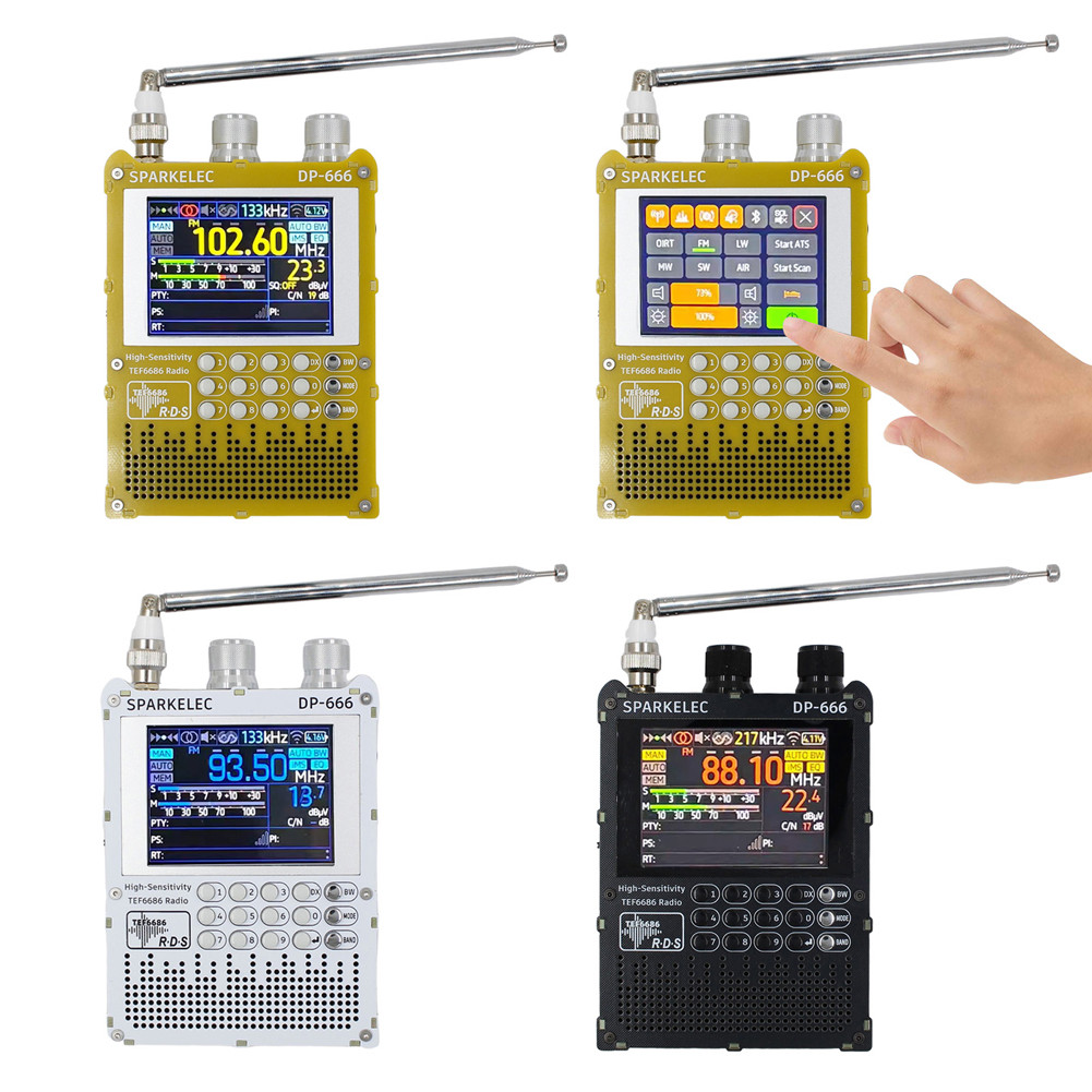 DP-666 TEF6686 High Sensitivity Full Band FM AM Short Wave Radio with ...